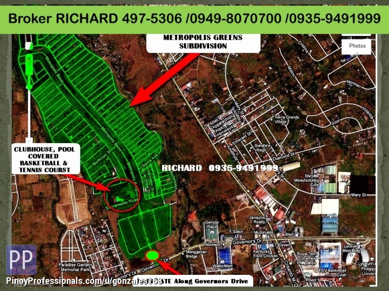 METROPOLIS GREENS GEN TRIAS CAVITE SUBDIVISION LOTS = 4,400/SQM - Real ...