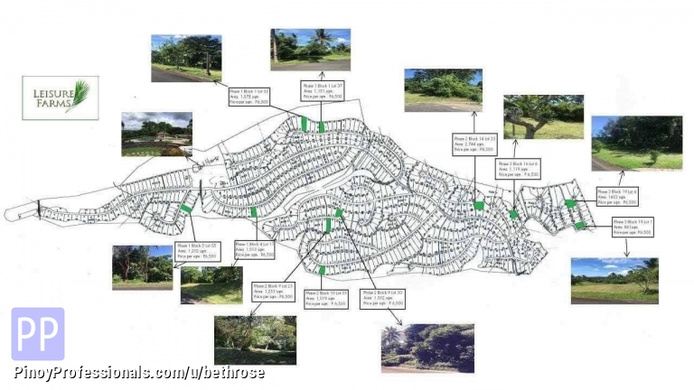 Lot For Sale In Leisure Farms, Lemery, Batangas - Real Estate / Land ...
